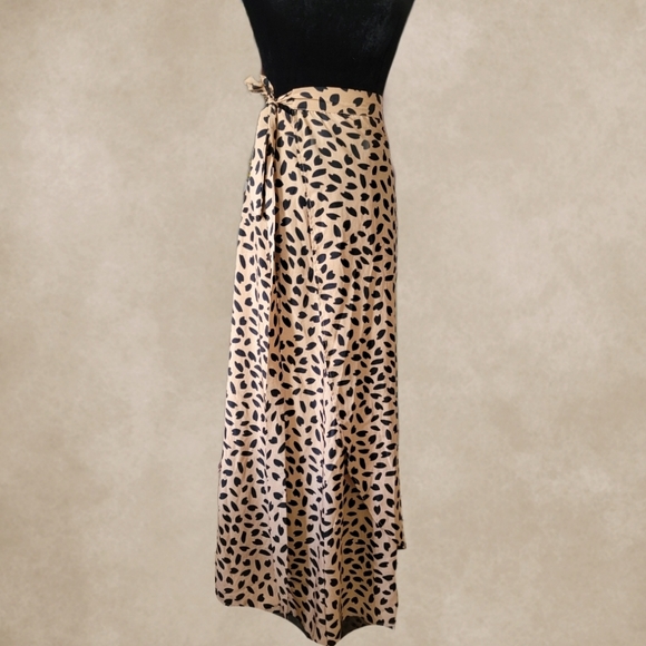 Skirts | Polka Dot Wrap Around Maxi Skirt | Poshmark